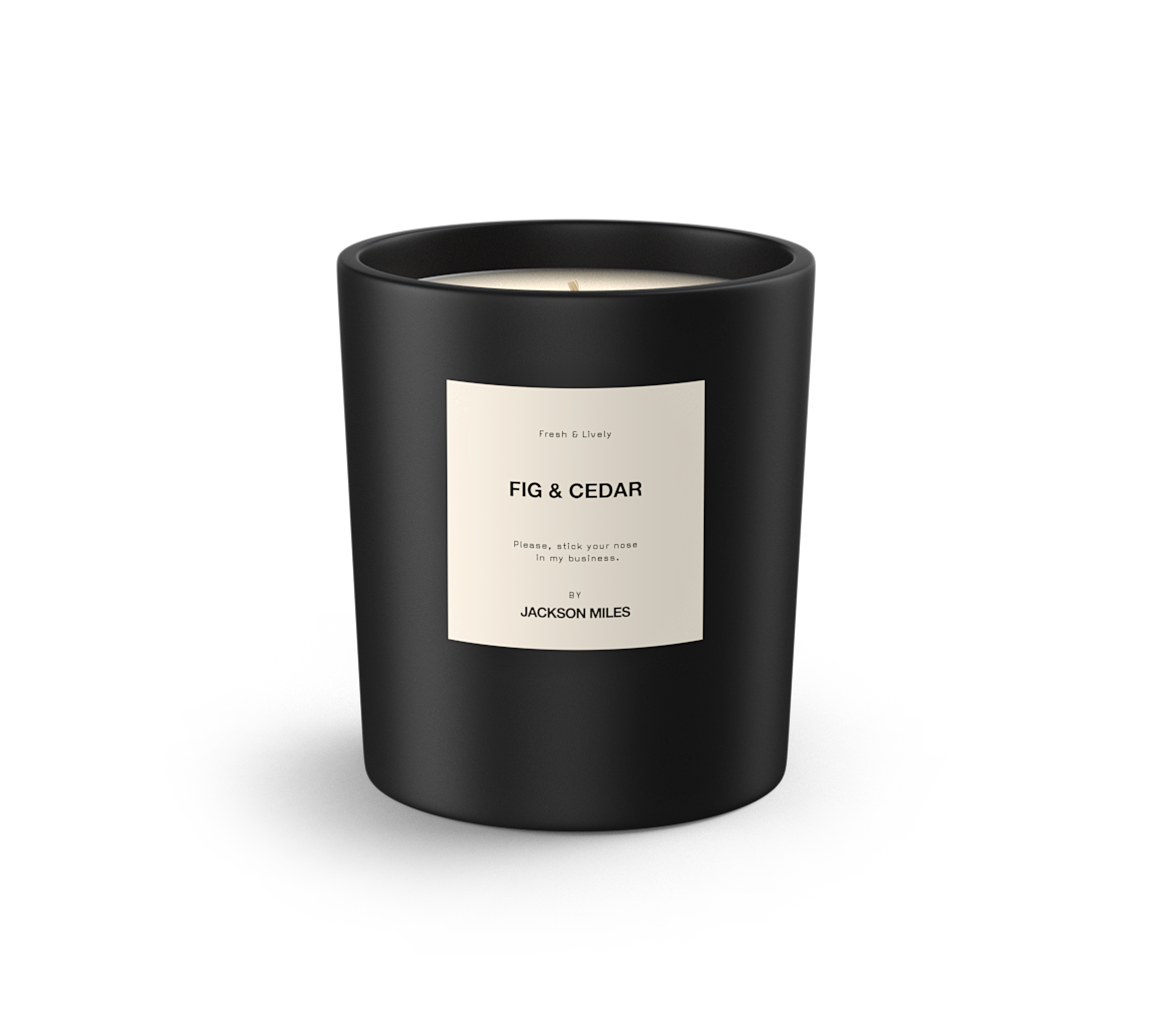 Fresh Fig & Cedar 300ml Soy Wax Candle – Jackson Miles